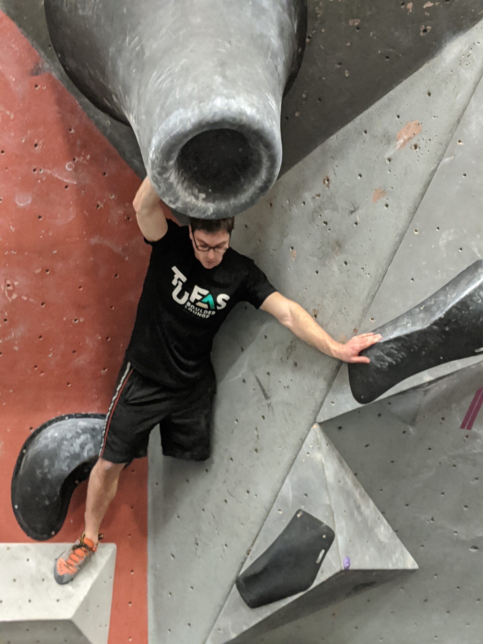 Travis Pollen - Adaptive Bouldering Competitor • Tufas Boulder Lounge